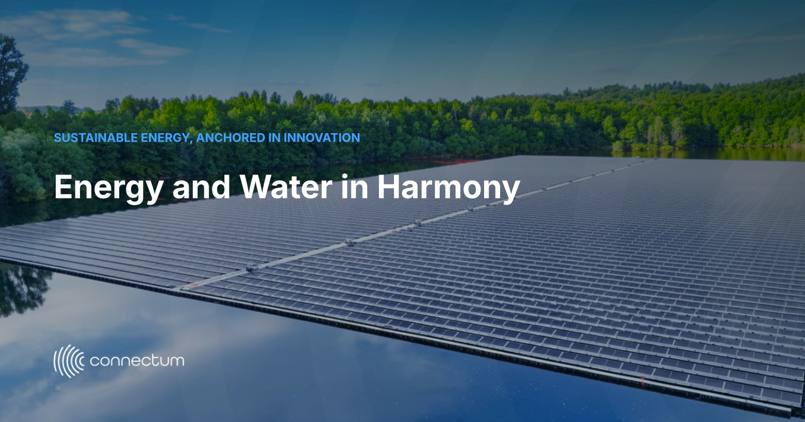 Connectum — Innovative Floating Solar & Water Solutions